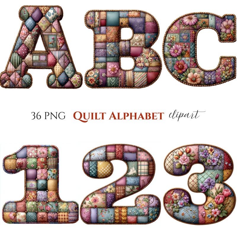Quilting Clips Alphabet - Etsy