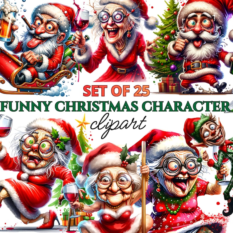 Weinachtsbilder lustig - Etsy.de