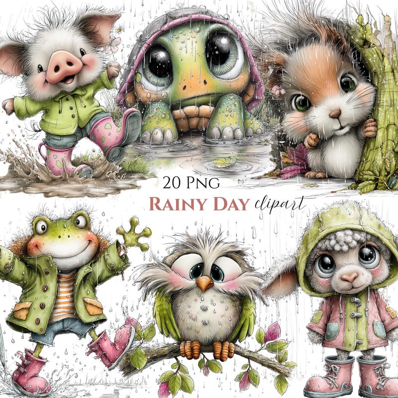 Rainy Day Art - Etsy