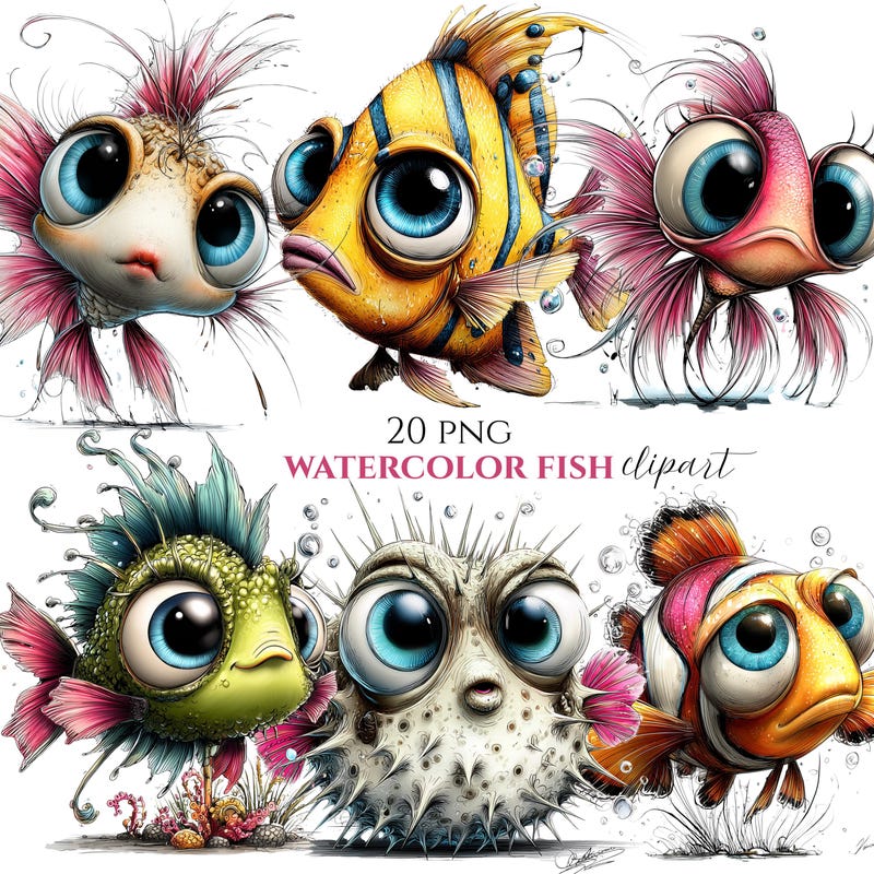 Clipart Ocean - Etsy