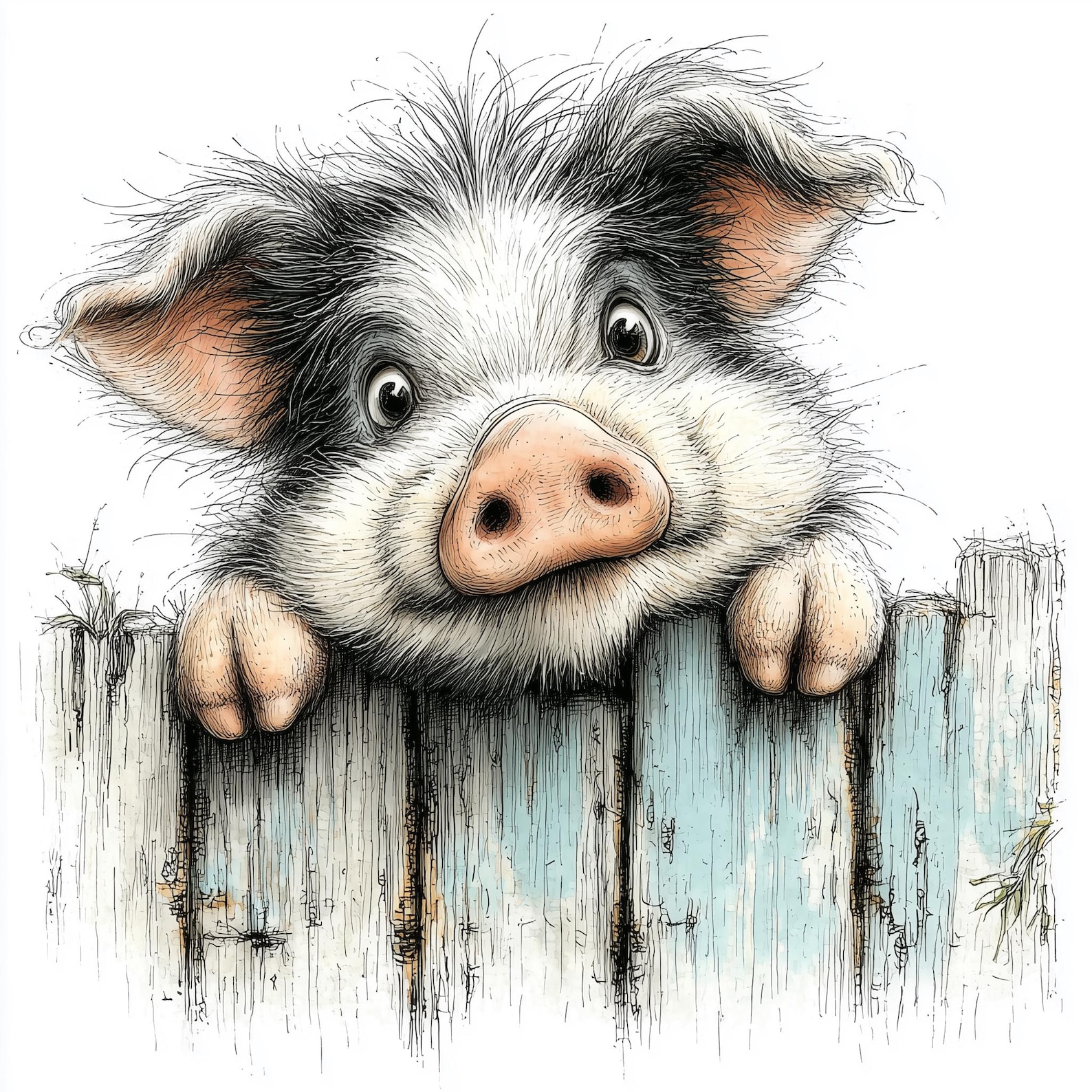 Spring Animal Clipart | Peeking Cow, Cat, Dog PNG (25 PNG) - Etsy