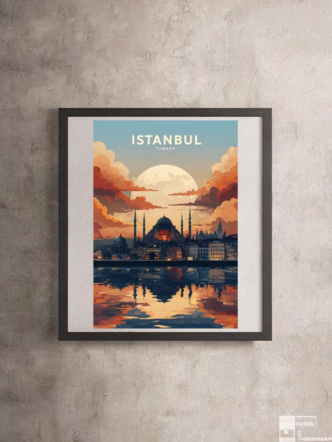 Istanbul City Print Digital Download Poster - Etsy