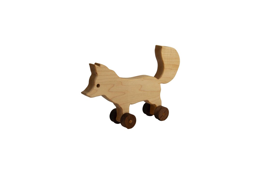 Avery the Arctic Fox Push Toy - Etsy