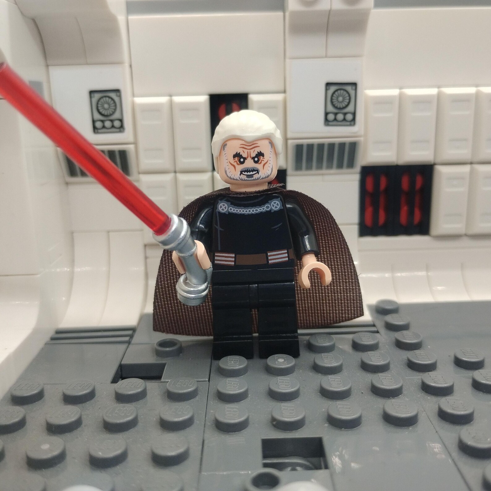 Count Dooku Minifigure Lego Star Wars (custom Printed) - Etsy