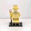 Mr Gold Minifigure Chrome Compatible Brick Block Toy UK Seller - Etsy UK