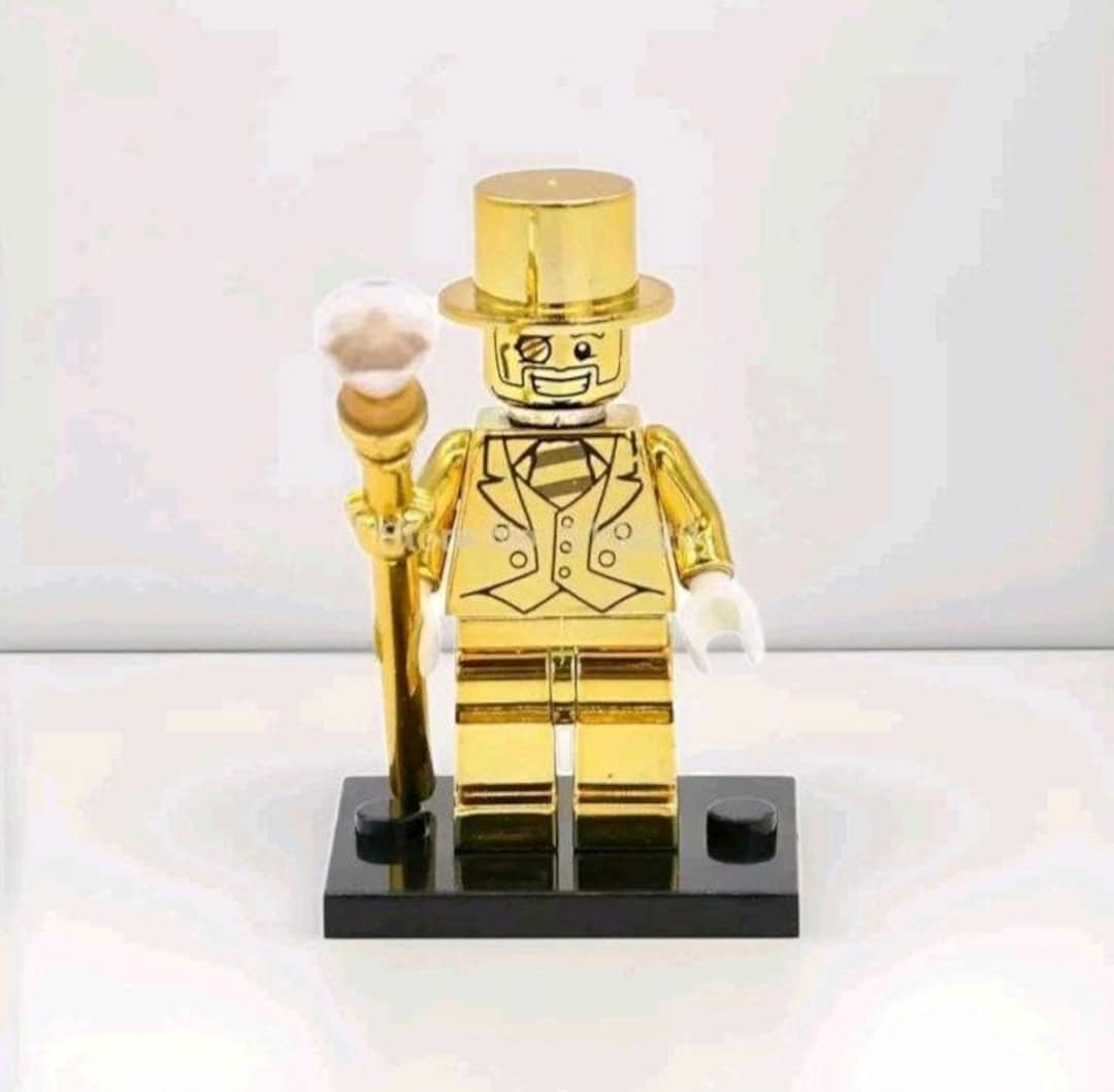 QUALITY Lego Mr. Gold Minifigure - (read Description) US MADE Custom - Etsy