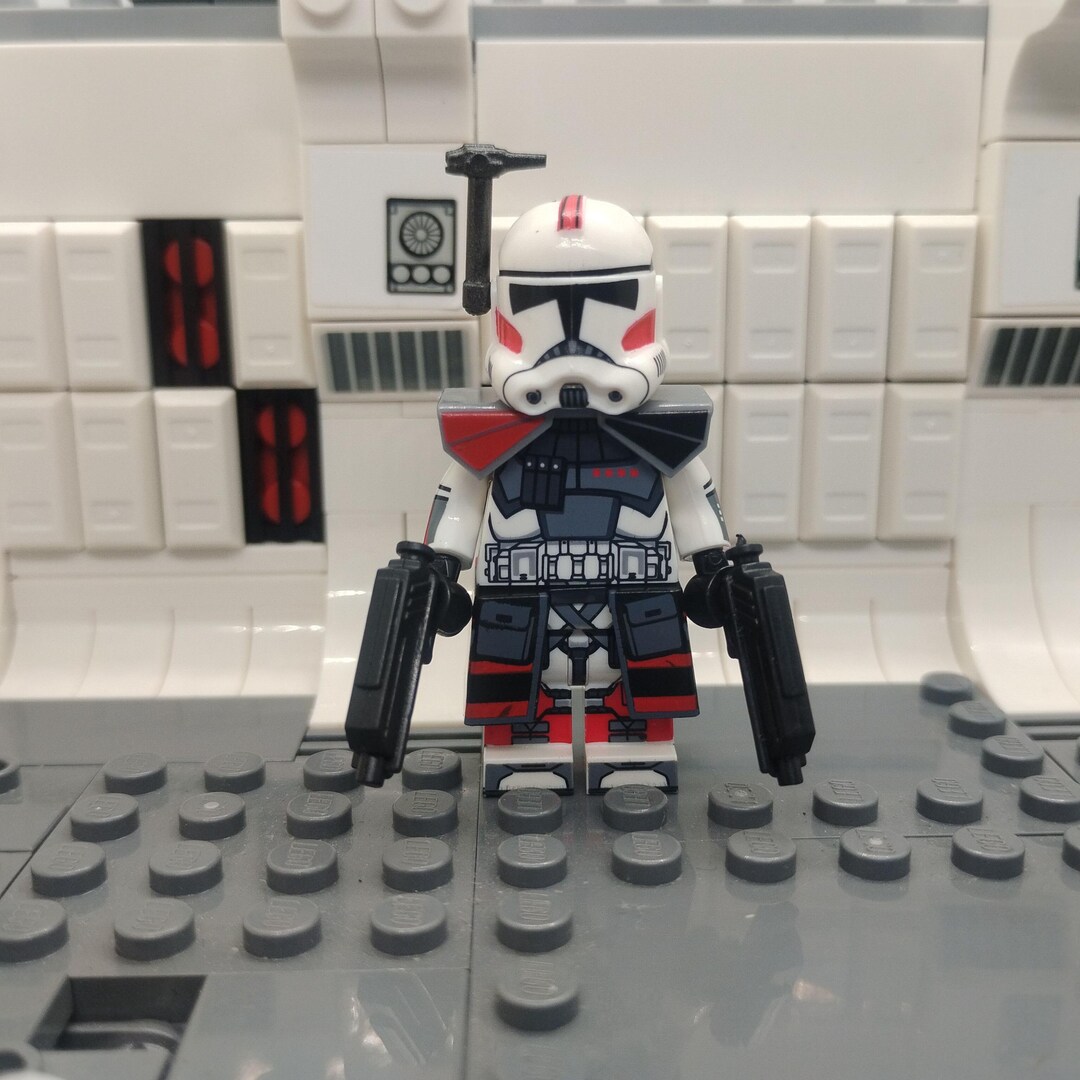 Red Arc Trooper: Custom Pad Printed Figurine - Etsy