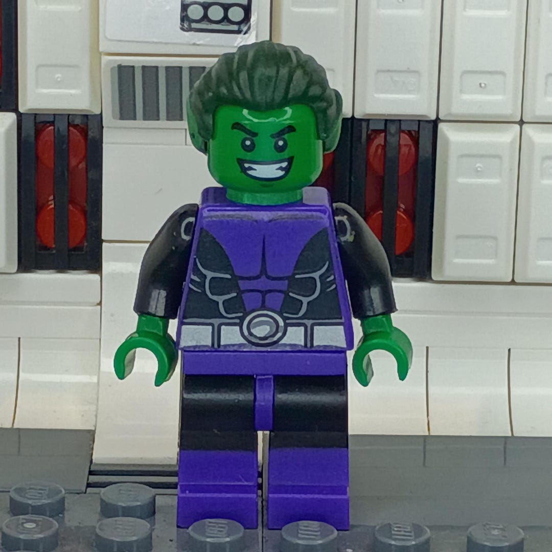 Beast Boy Lego Compatible Minifigure (custom Printed) - Etsy