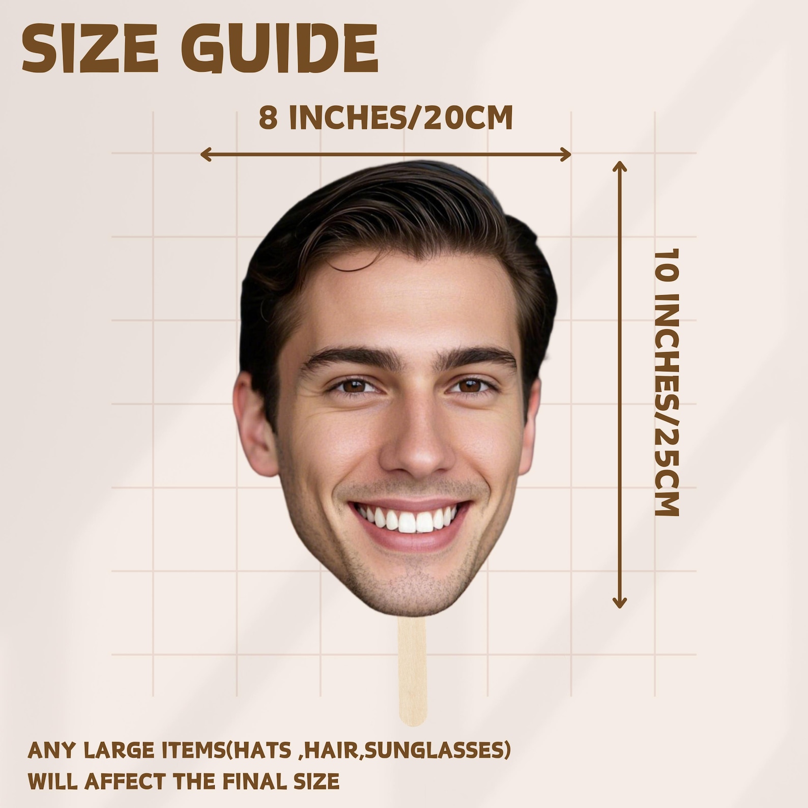 Face on a Stick,big Head Cutouts,custom Big Head,cutouts Fat Head ...