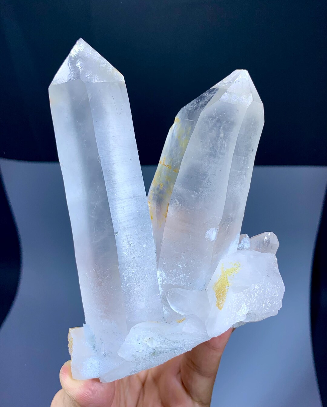 V-shape Twinned Quartz Crystal: 494 Gram Collector's Piece - Etsy