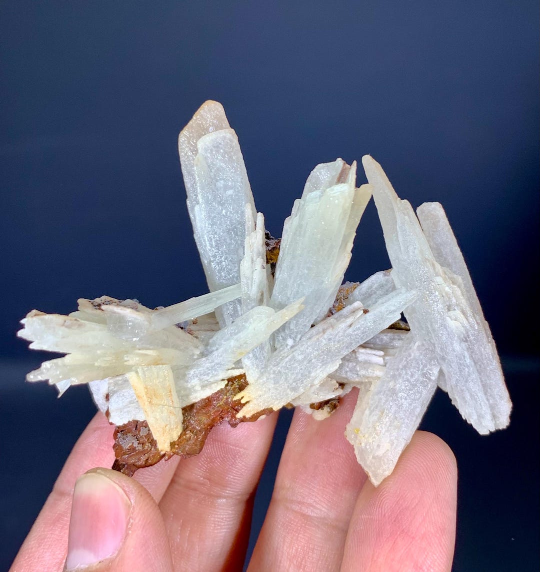 Crystallized White Aragonite Cluster From Baluchistan Pakistan - 45 ...