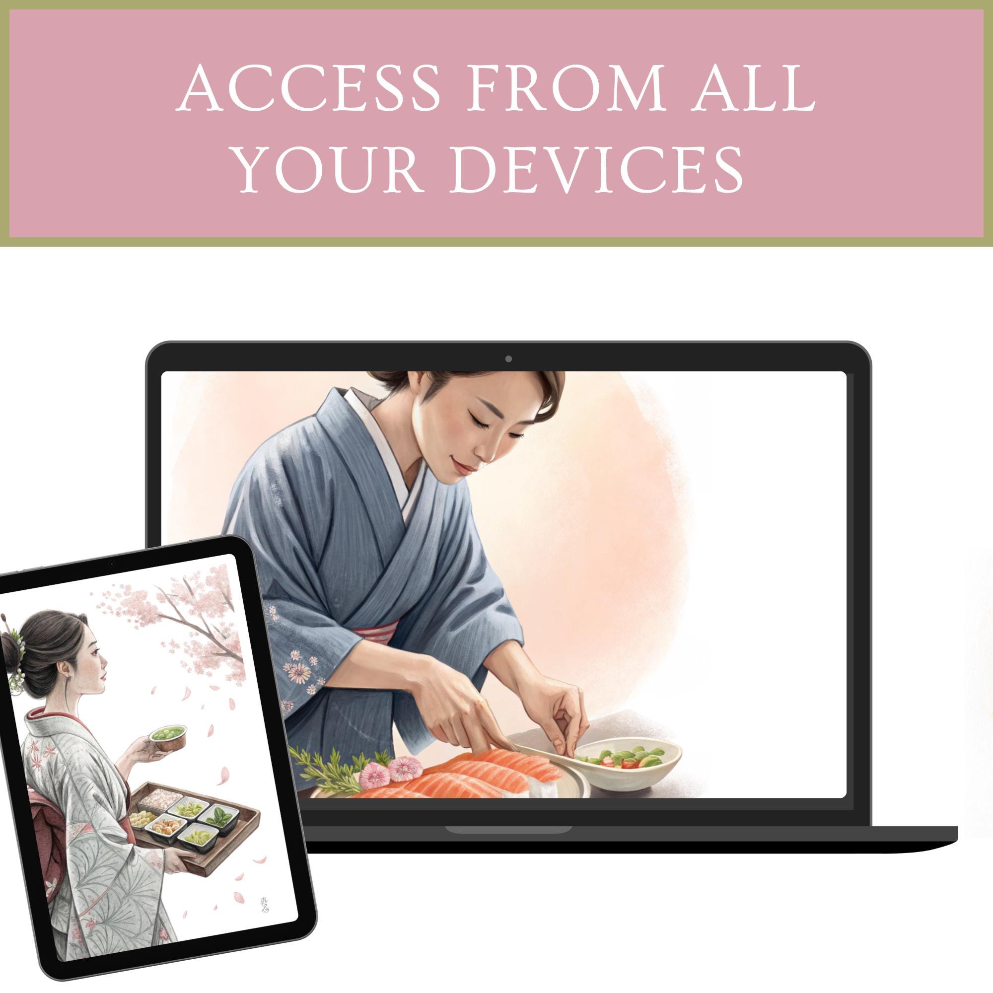 Japanese Food Clipart Bundle – Sushi, Ramen, Matcha, Bento | 197 ...