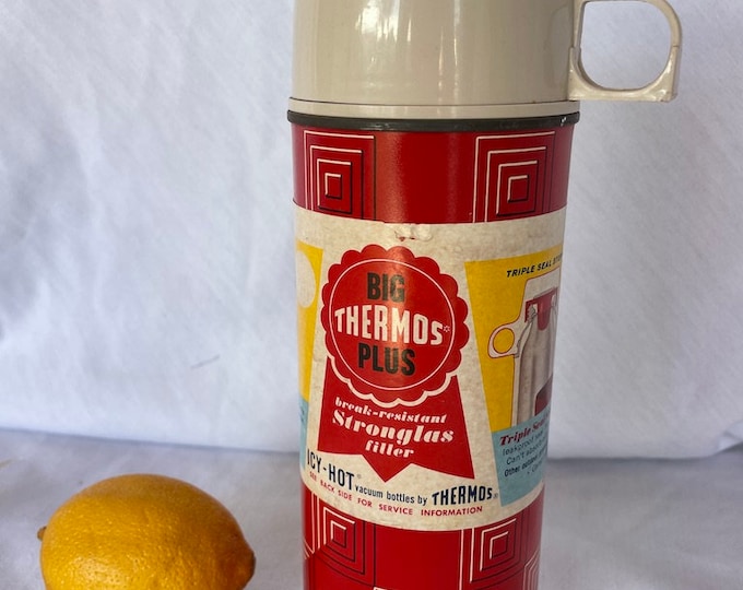 Vintage Thermos New Old Stock With Paper Label 10 - Etsy