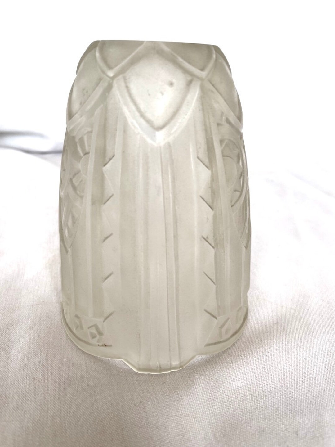 Antique Art Deco Glass Lampshade 1930s - Etsy