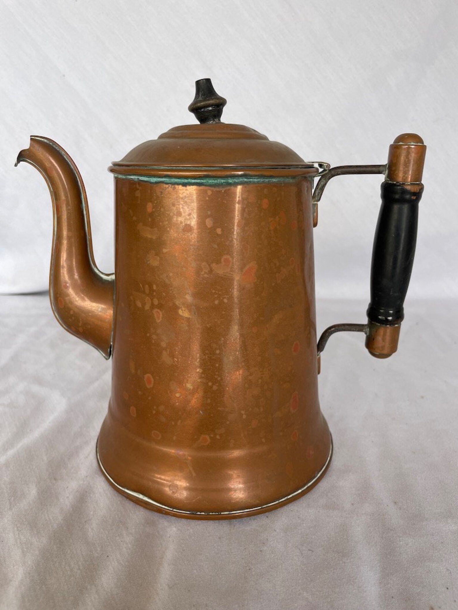 Antique French Copper Coffee Pot | Etsy