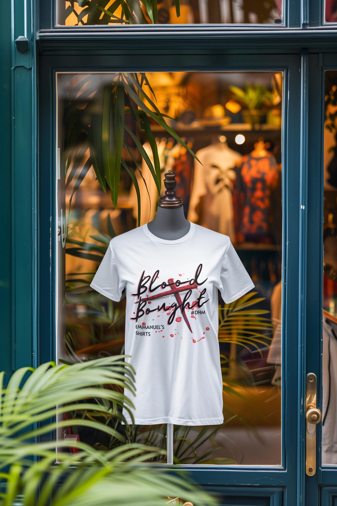 Blood Bought, Apparel, Christian, T-shirt, Emmanuels Shirts, Shirts ...