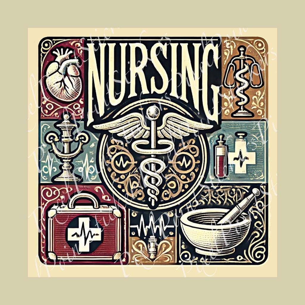 College Major Nursing Sticker | Nurse Gift | Medical Decal for Laptops ...