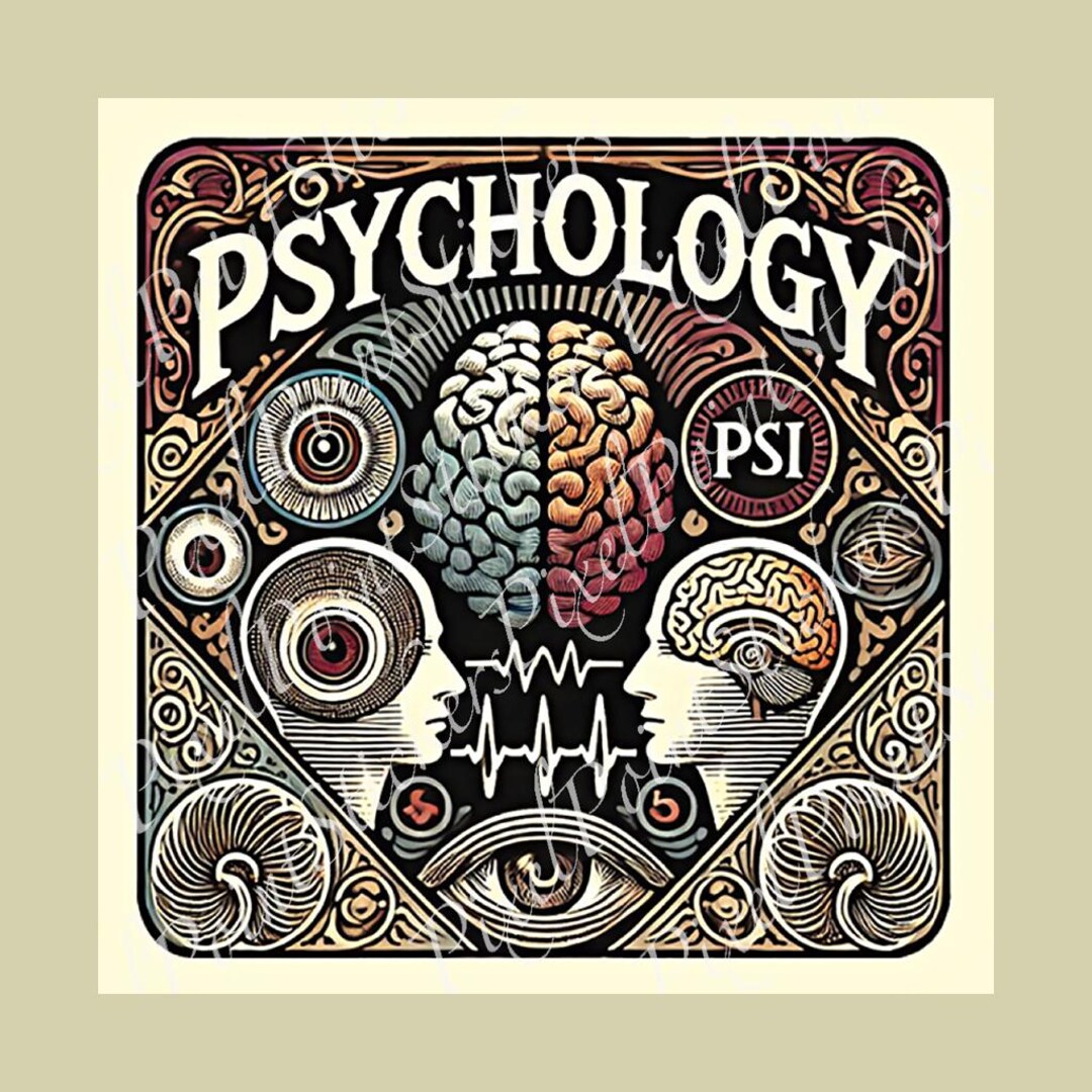 College Major Psychology Sticker | Mental Health & Mind Gift | Brain ...