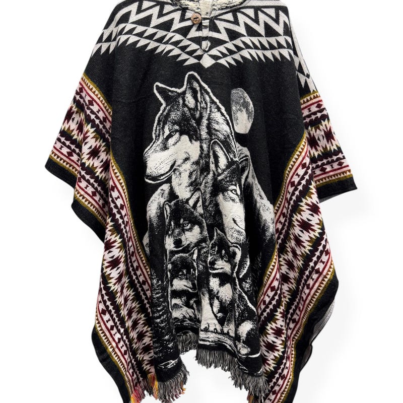 Western Poncho - Etsy