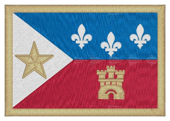 Cajun Flag Embroidery Machine Design - Etsy