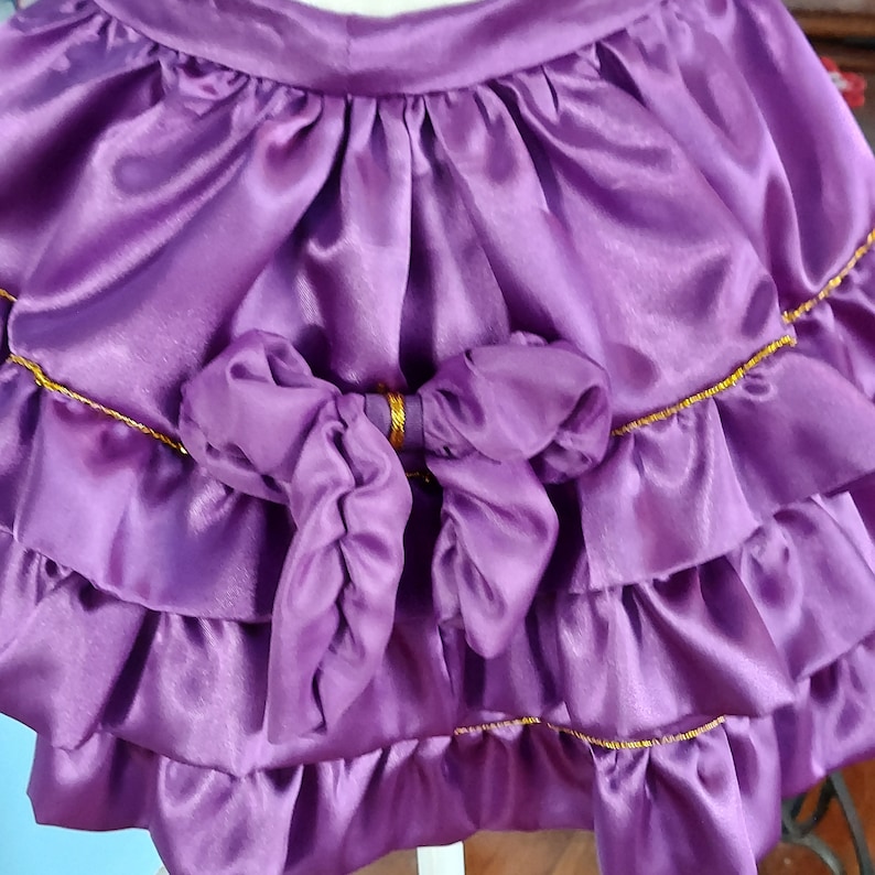 Purple Satin Bustle - Etsy