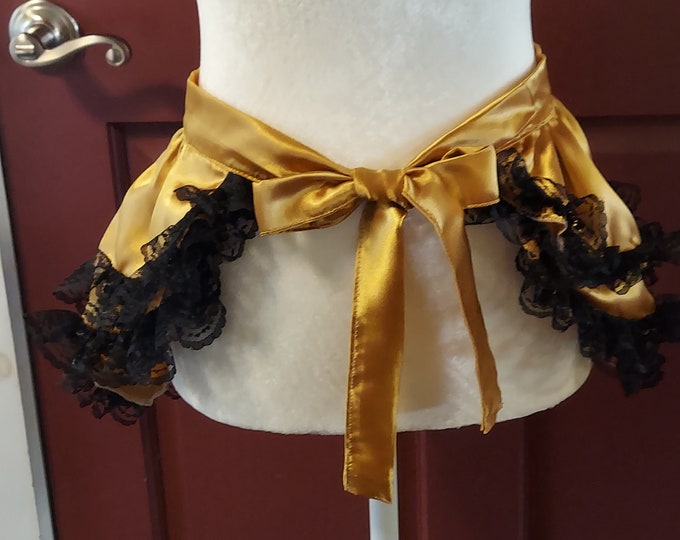 Gold Satin Bustle - Etsy