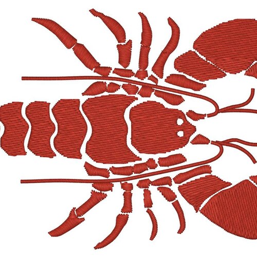 Crawfish Embroidery Design Crawdad Crawdaddy Crayfish - Etsy