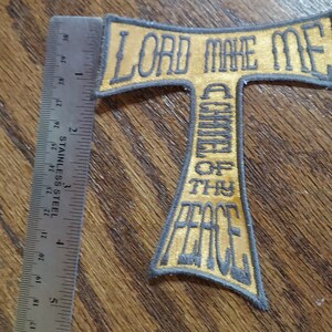 Lord Make Me A Channel of Thy Peace Iron-on Patch - Etsy