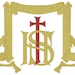 IHS Christian Cross Machine Embroidery Design - Etsy