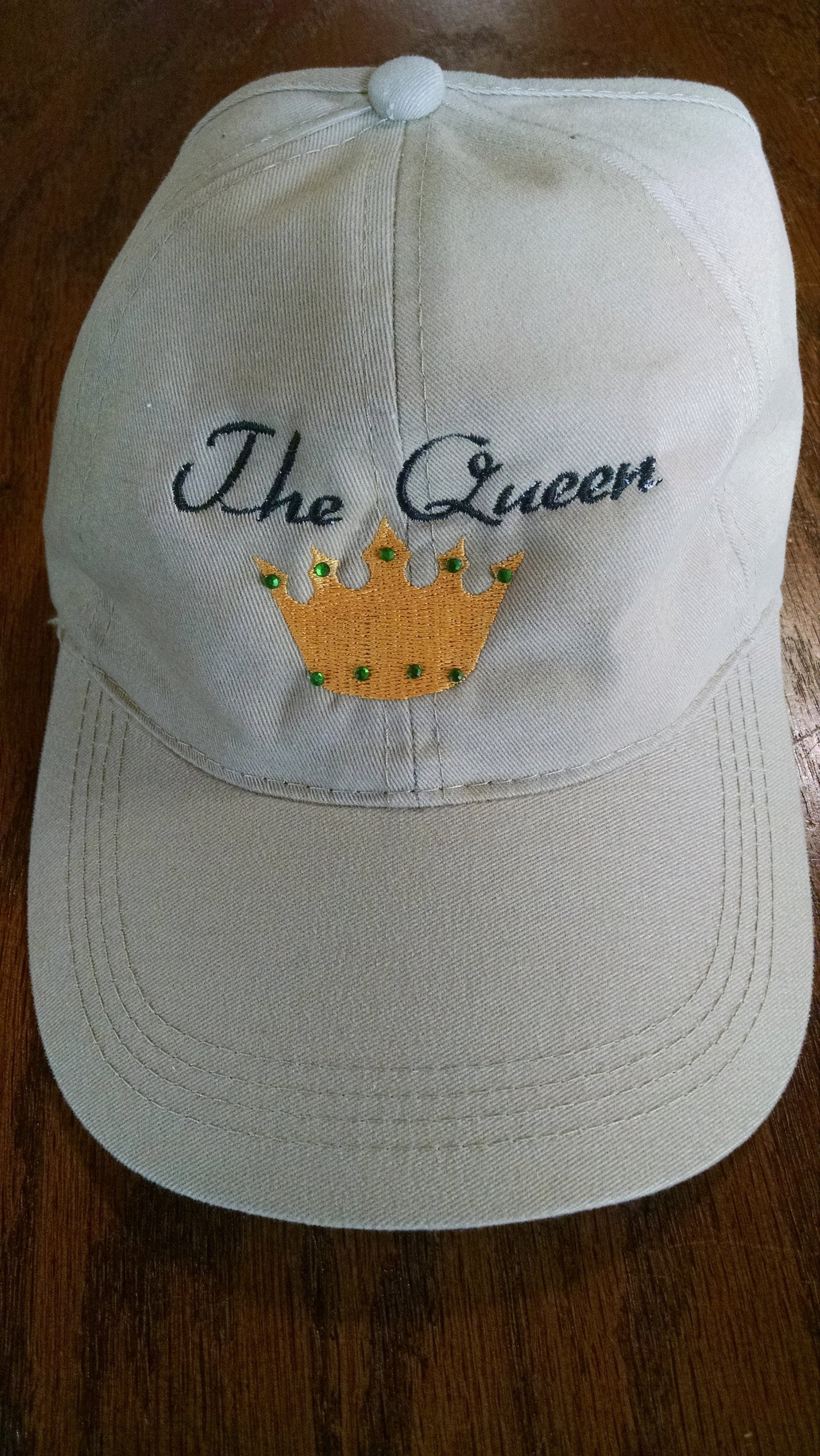 The Queen Embroidered Ponytail Ball Cap - Etsy