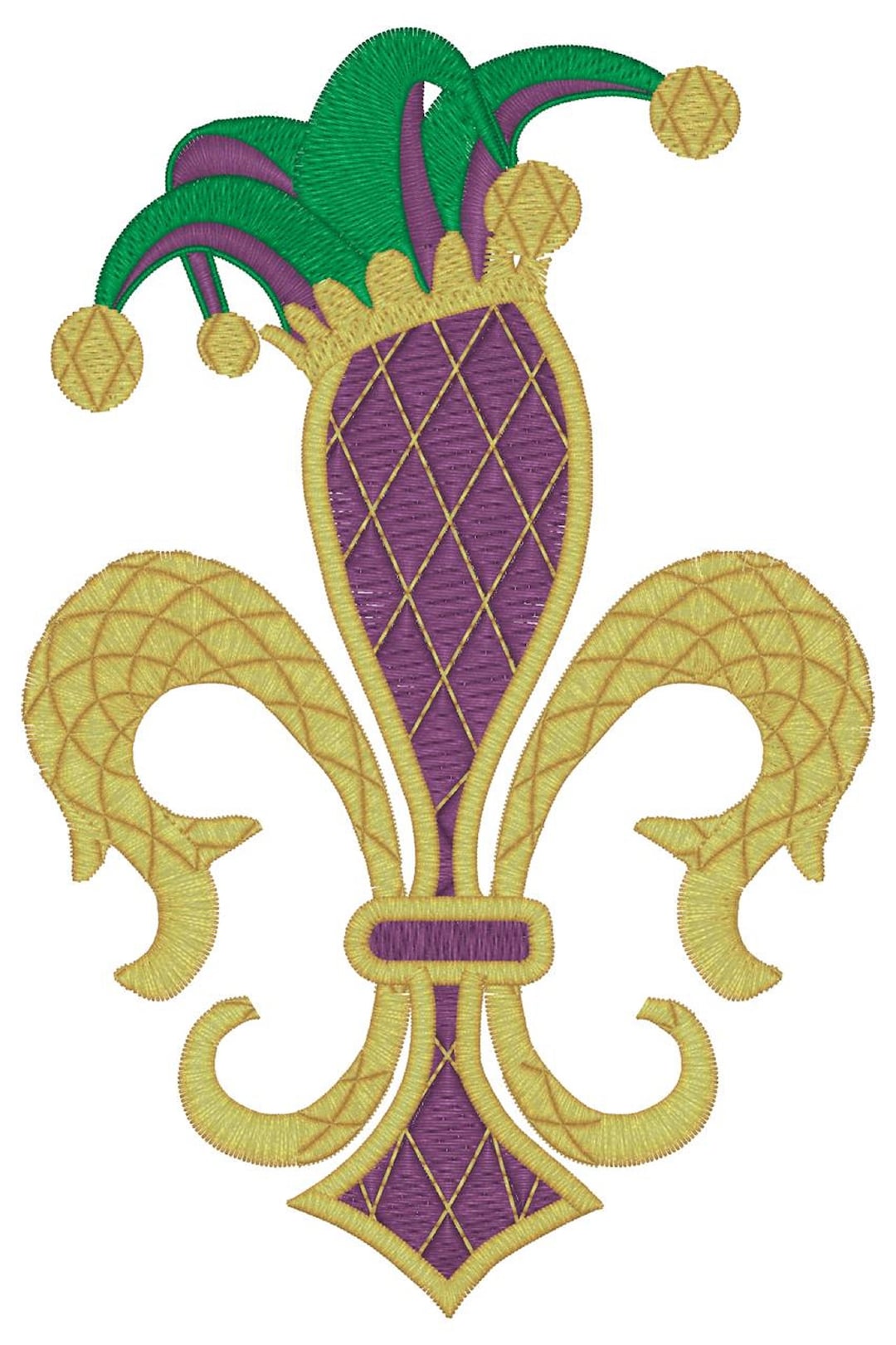 Jester Fleur De Lis Machine Embroidery Designs - Etsy