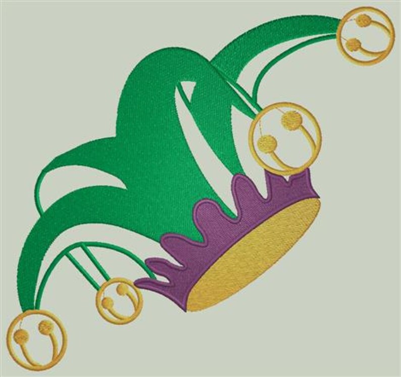 Jester Hat Machine Embroidery Design - Etsy