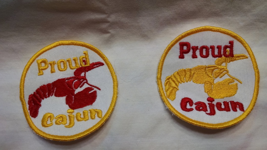 Proud Cajun Embroidered Patch - Etsy