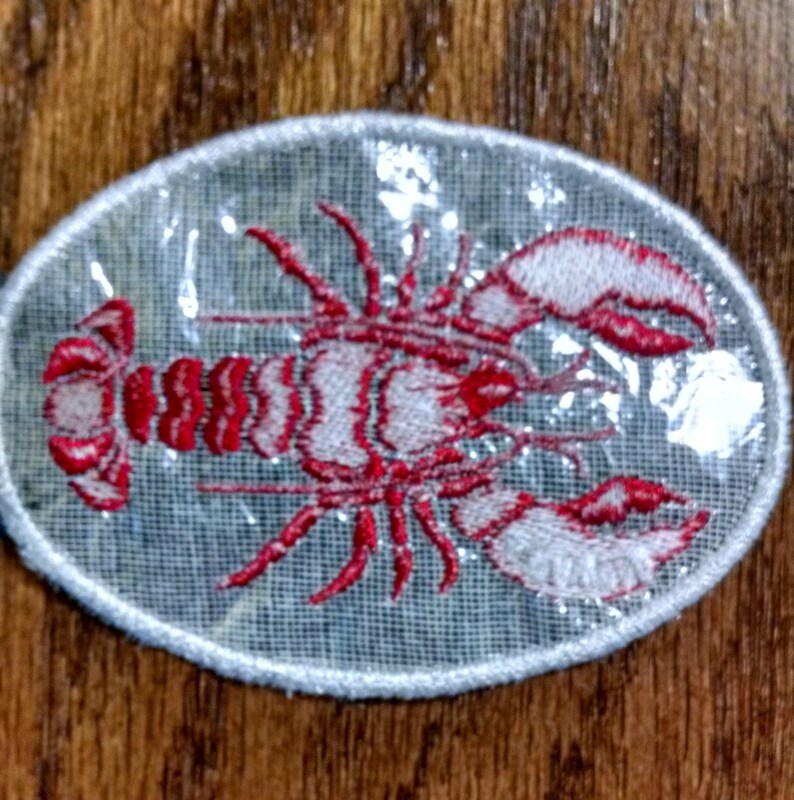 Crawdad Embroidered Patch - Etsy
