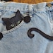 Embroidered Cat Patch Set - Etsy
