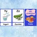 ABC Food Flashcards: Printable Learning Cards for Kids (digital ...