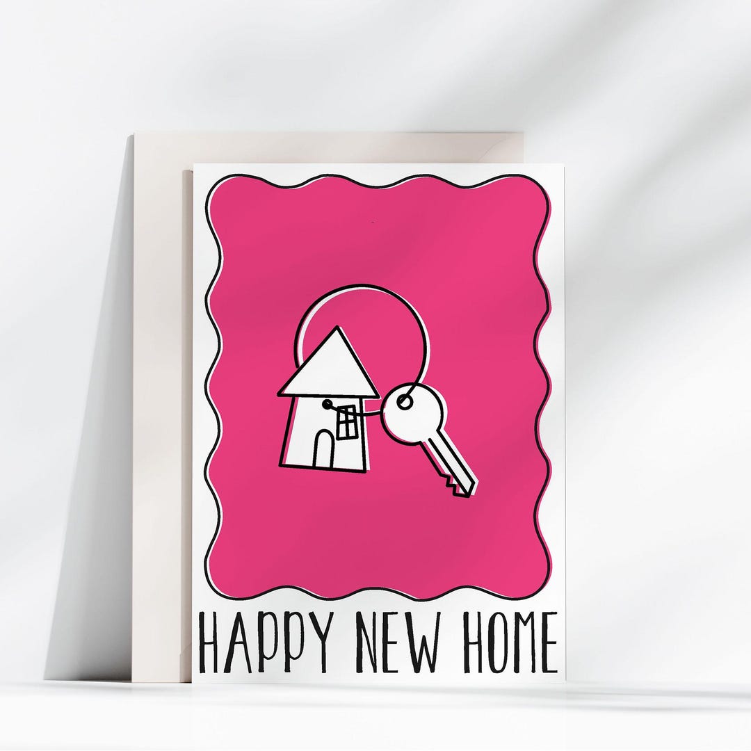 Keys New Home Card, Moving Card - Instant Download - Etsy