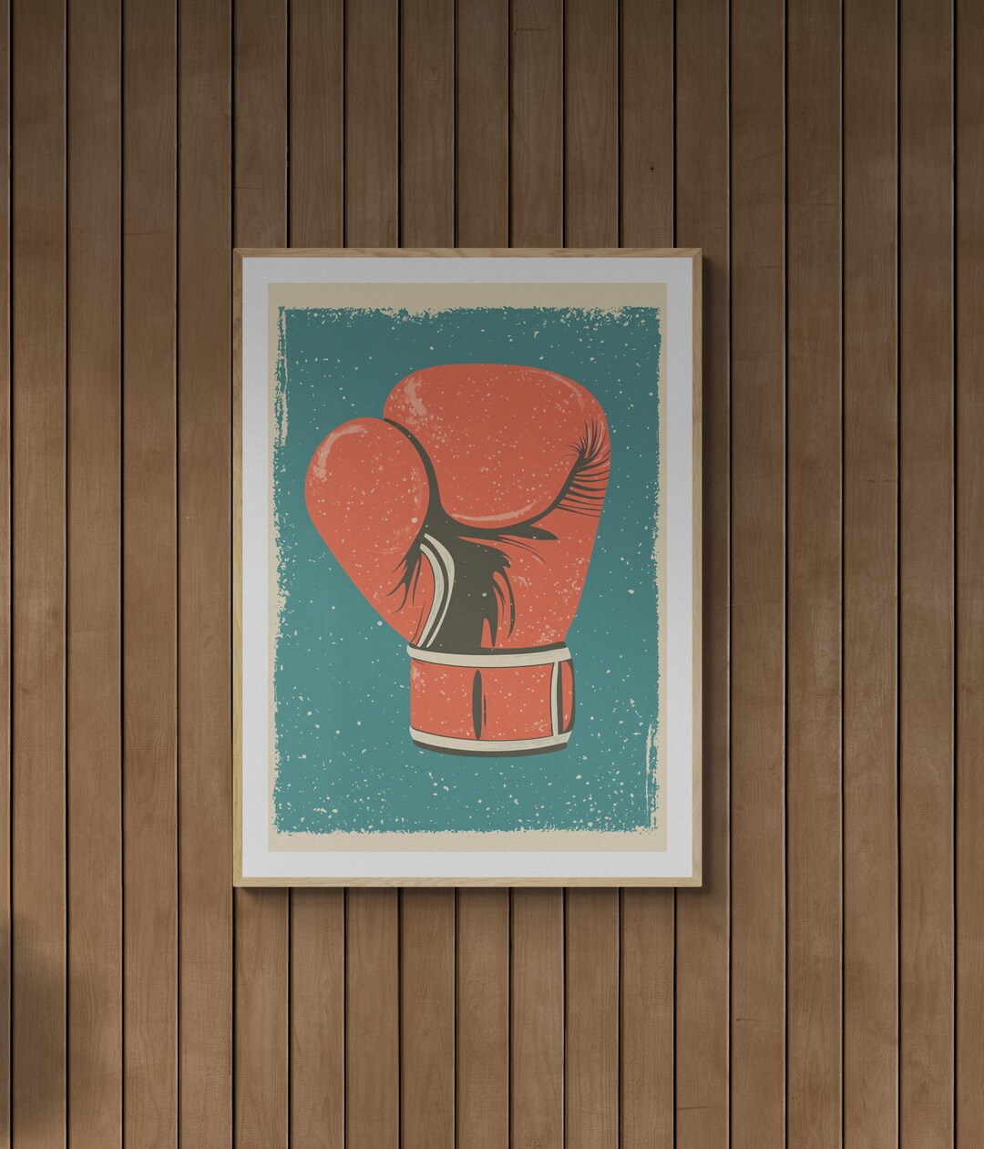 Boxing Glov, Vintage Boxing Match Poster – Old-school Sports ...