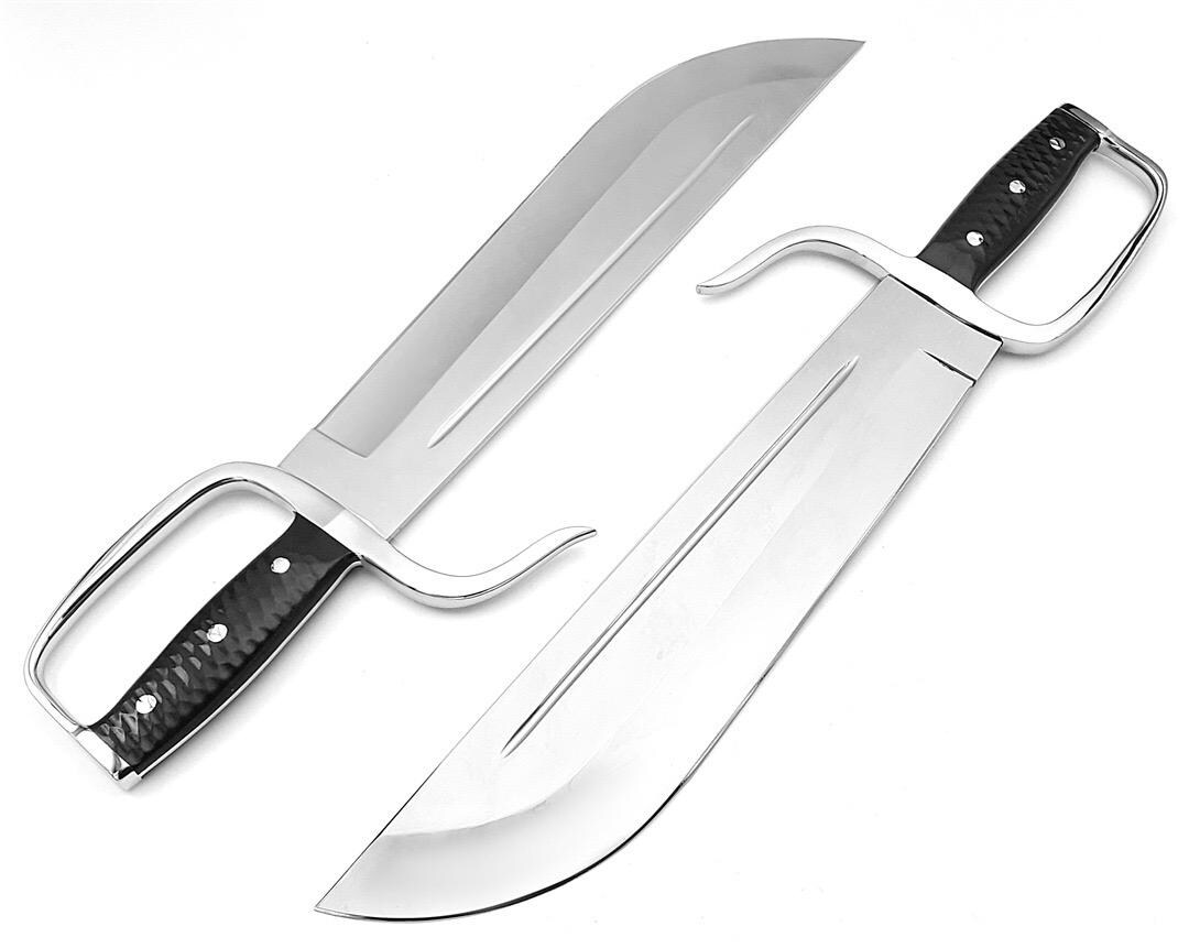 Handcrafted Damascus Steel Wing Chun Butterfly Swords: Randall Style ...