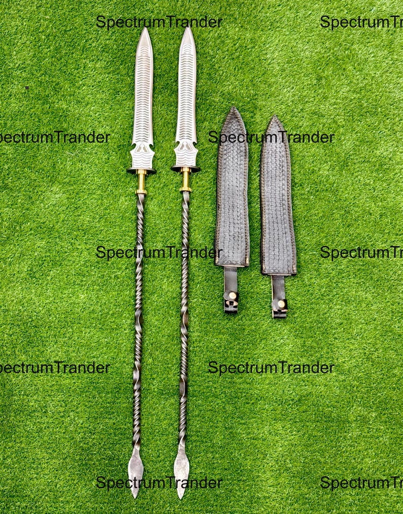 Handmade Tactical Carbon Steel Spear Sword, 32 Inch Machete - Etsy
