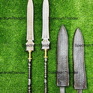 Handmade Tactical Carbon Steel Spear Sword, 32 Inch Machete - Etsy