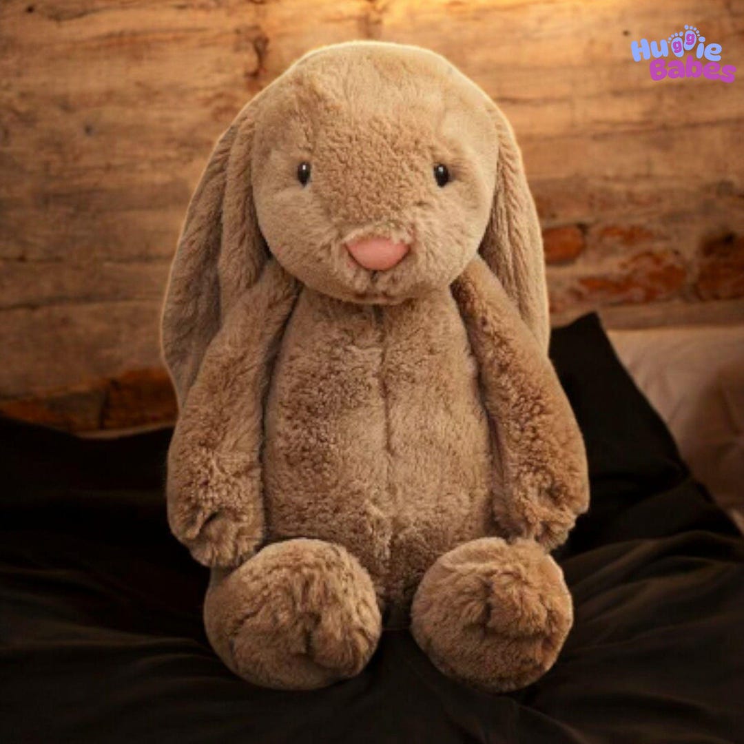 Personalized Plush Bunny Rabbit – Embroidered Baby Keepsake - Etsy