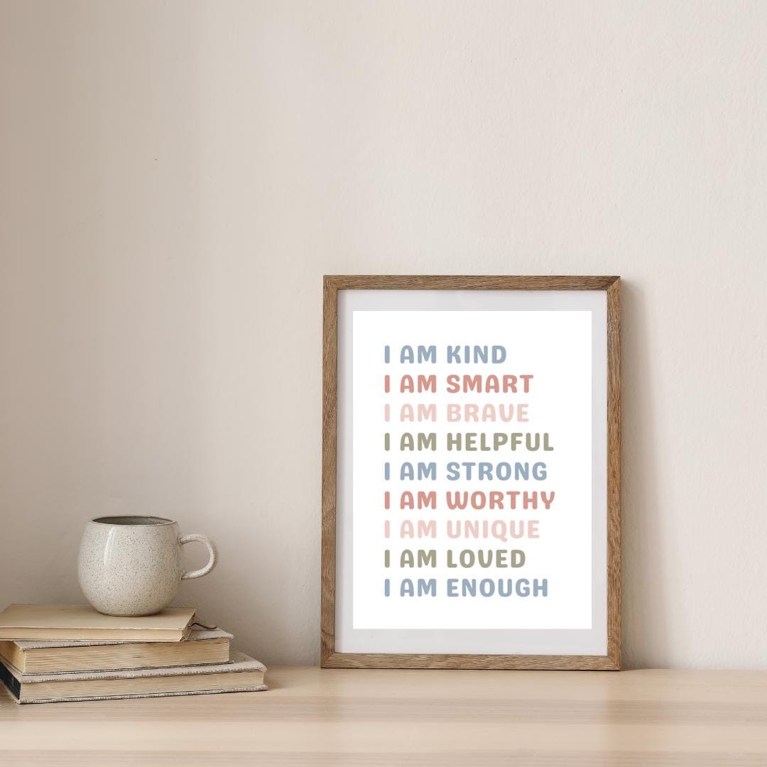 Calming Corner Wall Art – 11 Printable Posters for Mindfulness ...