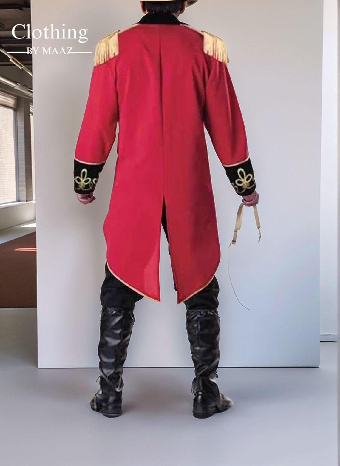 Men's Red Ringmaster Jacket| Men's Ringmaster Uniform| Perfect ...