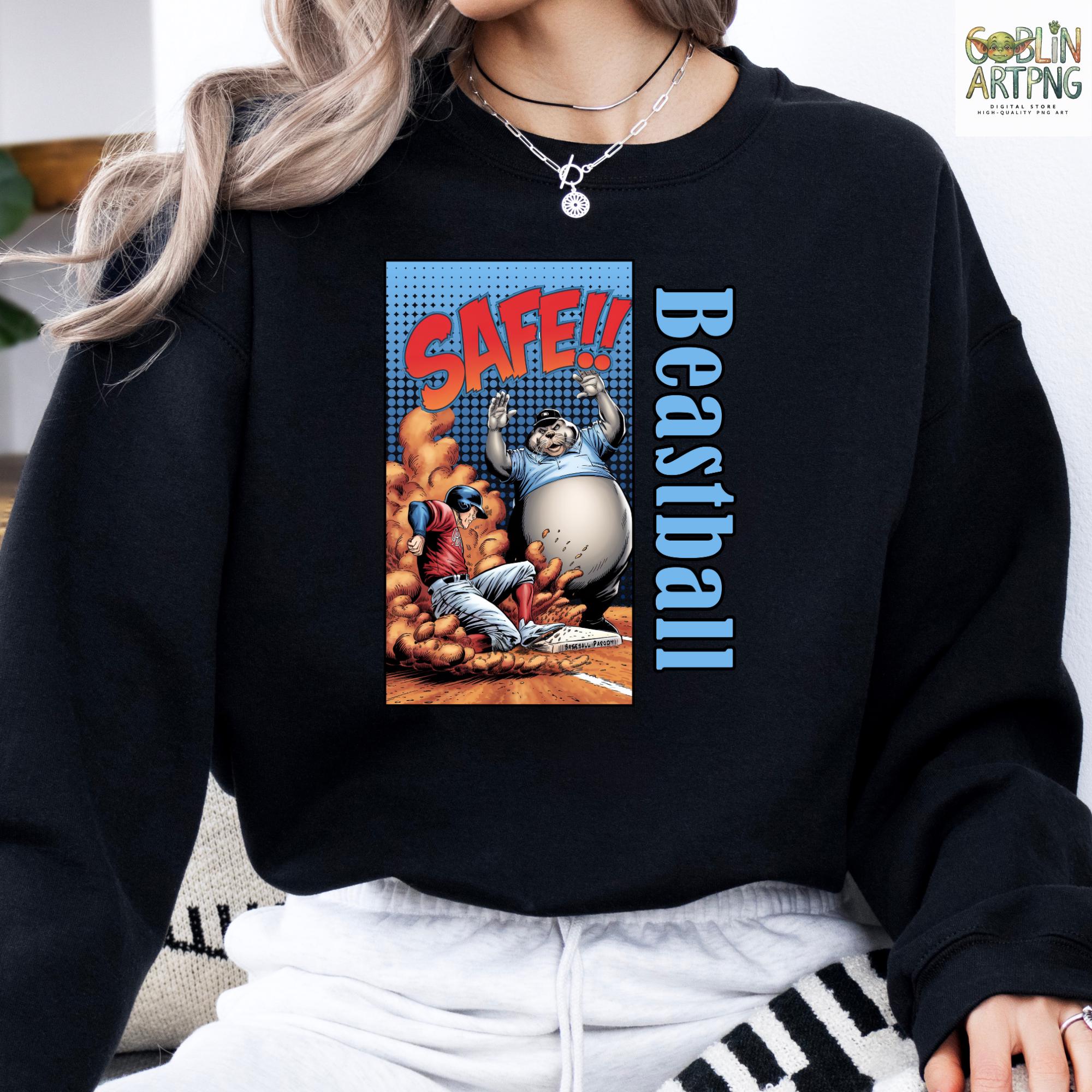 Beastball PNG | Baseball PNG | Funny Baseball Parody | Comic Baseball ...