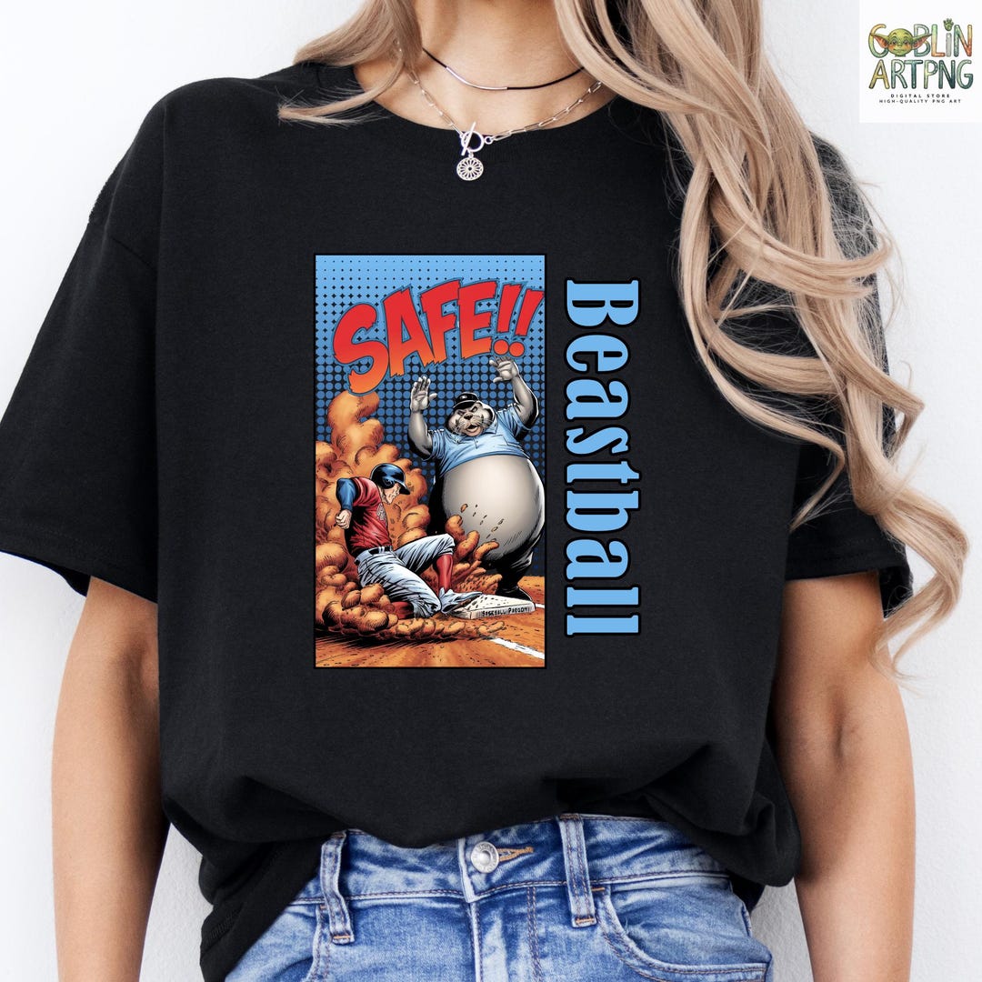 Beastball PNG | Baseball PNG | Funny Baseball Parody | Comic Baseball ...