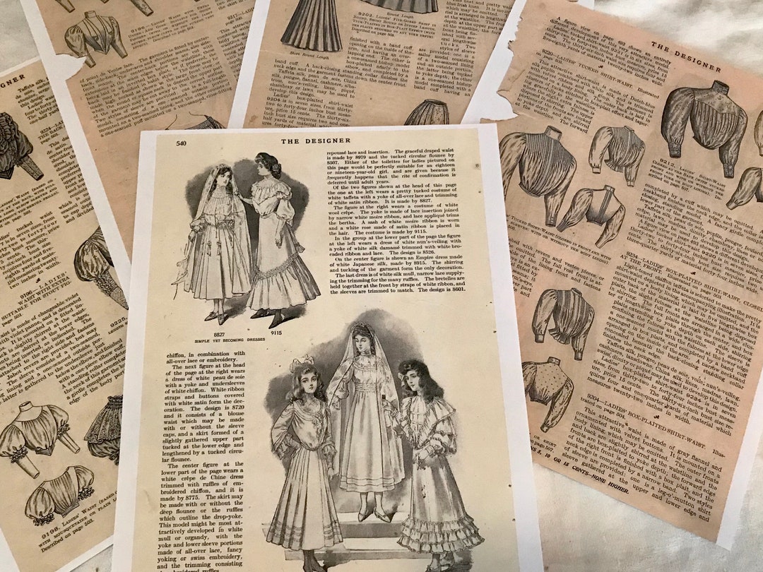 1905 the Designer Magazine Pages in Digital Format Including - Etsy