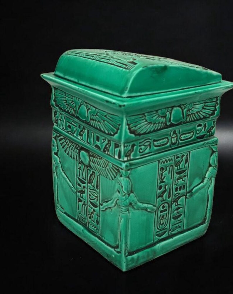 Ancient Canopies Jars Box-coffin Booths and Canopic Vessels of King ...