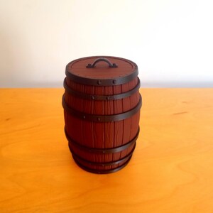 Barrel Lockable Container | Storage Box | Home & Bar Decor | Whiskey ...