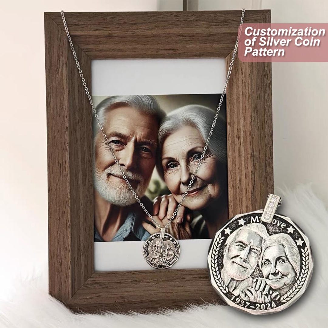 Custom Engraved Silver Coin – Personalized Handcrafted Pure Silver Coin ...
